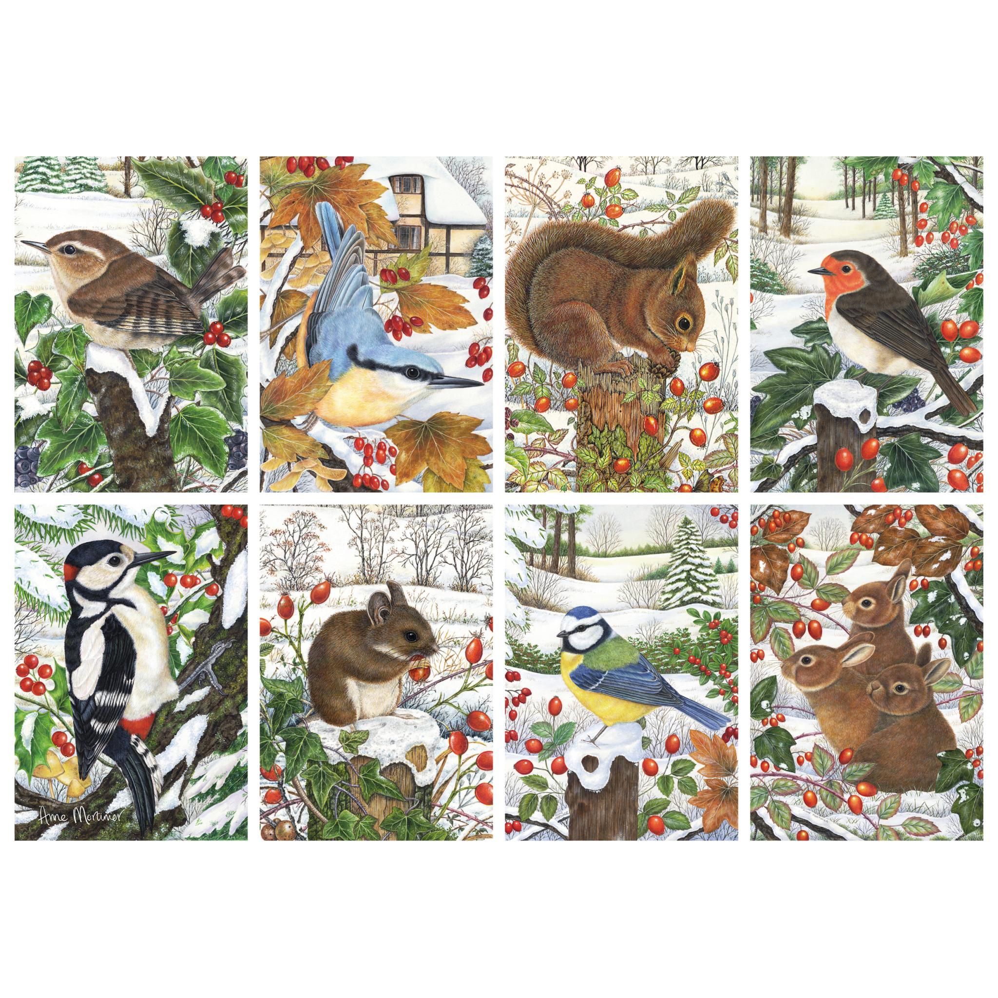 RSPB - Winter Wildlife - 1000 Piece | Animal Gift Club